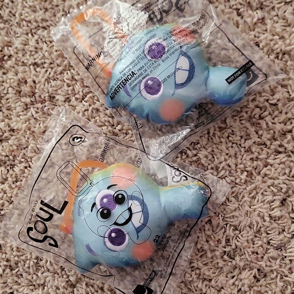 Disney | Toys | Disney Pixar Soul Mcdonalds Clip Toy Set Of 2 | Poshmark